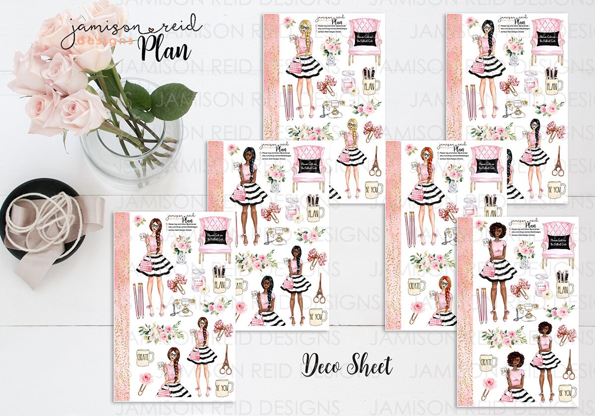 Plan Sticker Set OR A La Carte Choice of Set or Separates - Etsy