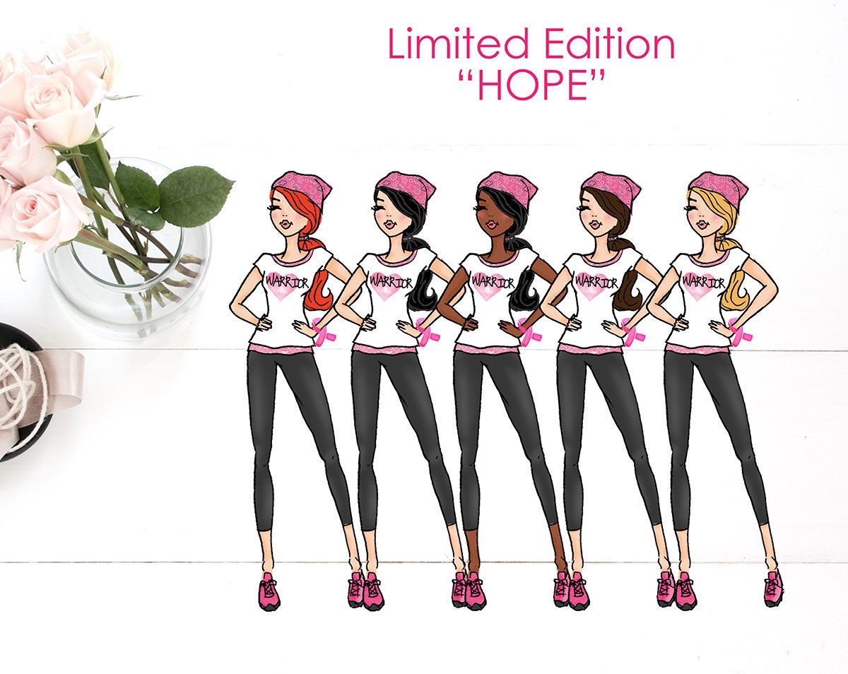 Limited Edition Breast Cancer Planner Stickers | Choice of Skintone ...