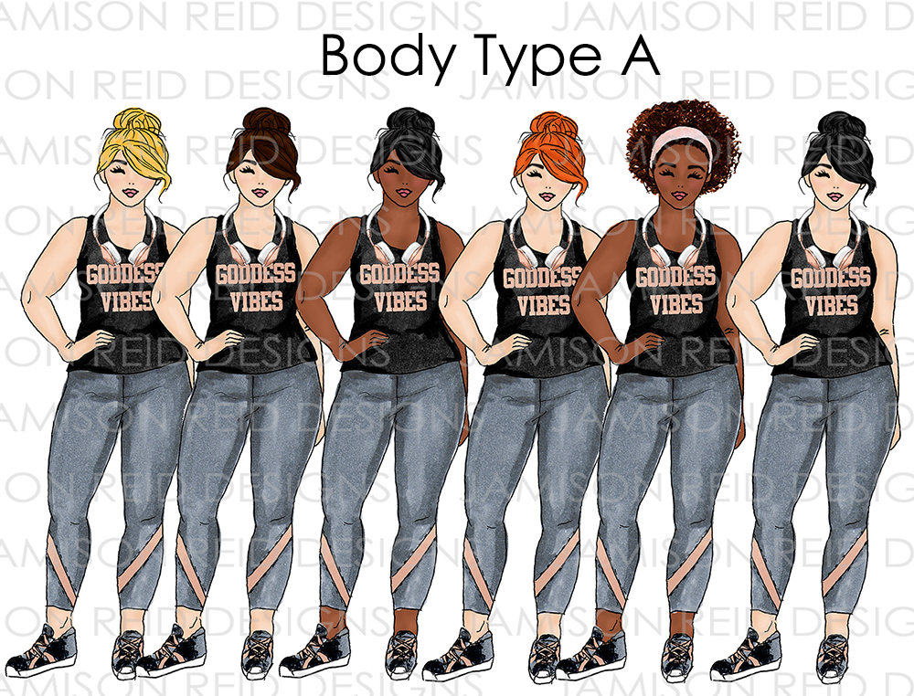 Body Type A Fitness Bookmarks or Die-cut | Erin Condren | Happy Planner ...