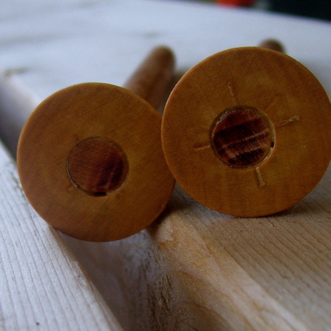 Knitting Needles Cherry Size 13 Wood Spool - Etsy