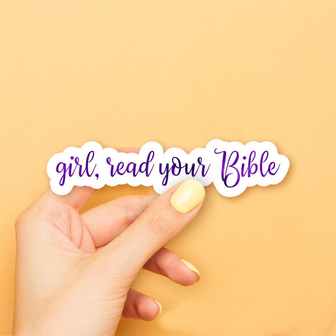 Girl, Read Your Bible Sticker - Etsy