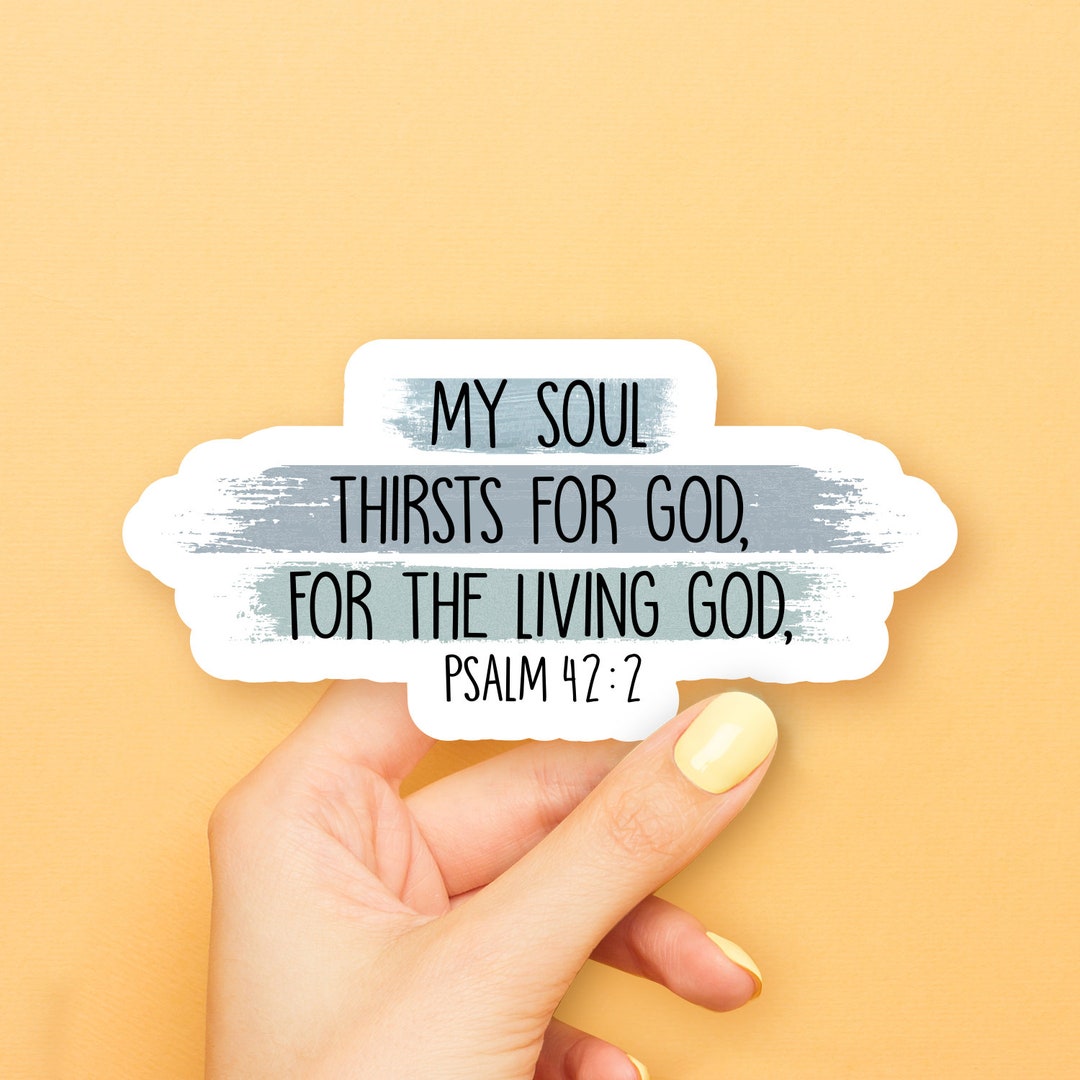 Psalm 42:2 Sticker - Etsy