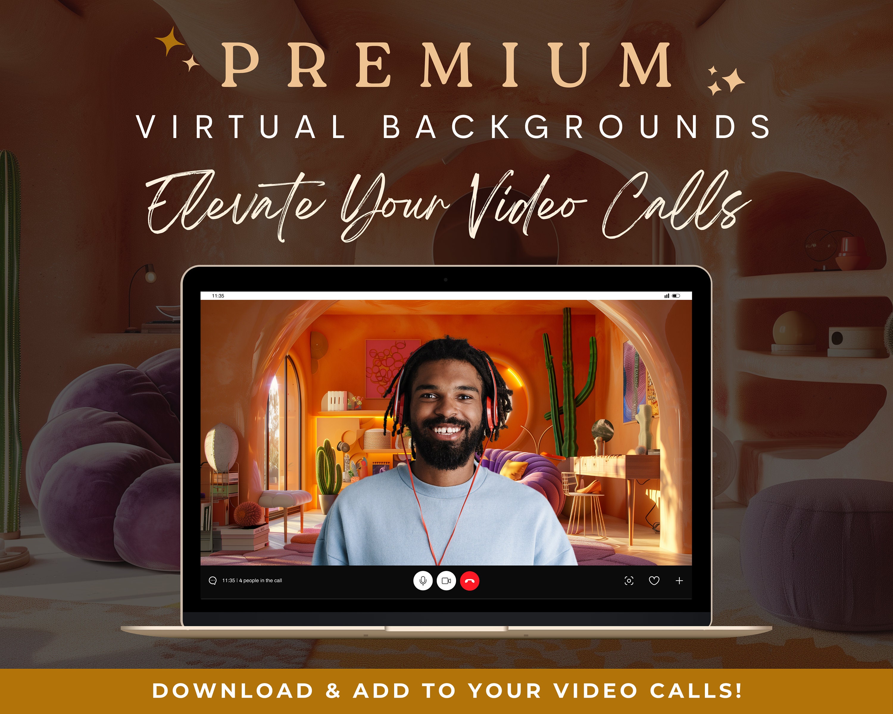 Cool Zoom Background, Zoom Virtual Backdrop, Fun Zoom Background ...