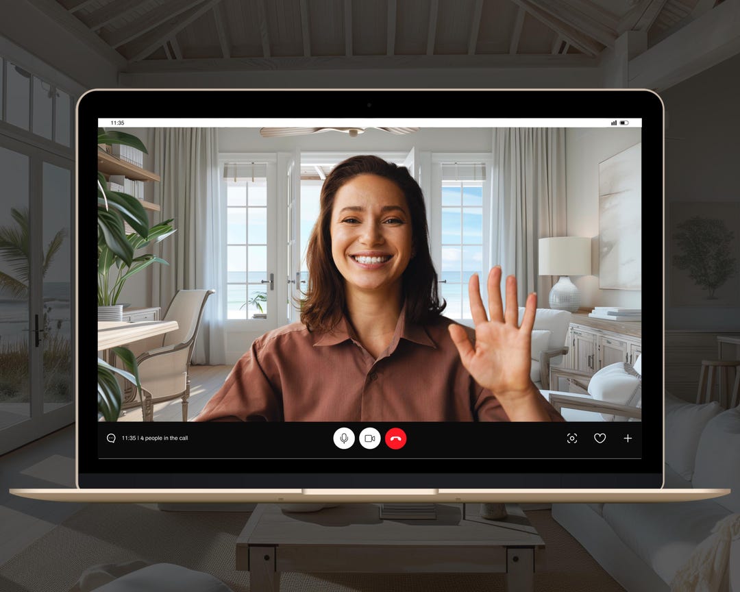 20 Beach House Zoom Background, Beach Background, Simple Zoom ...