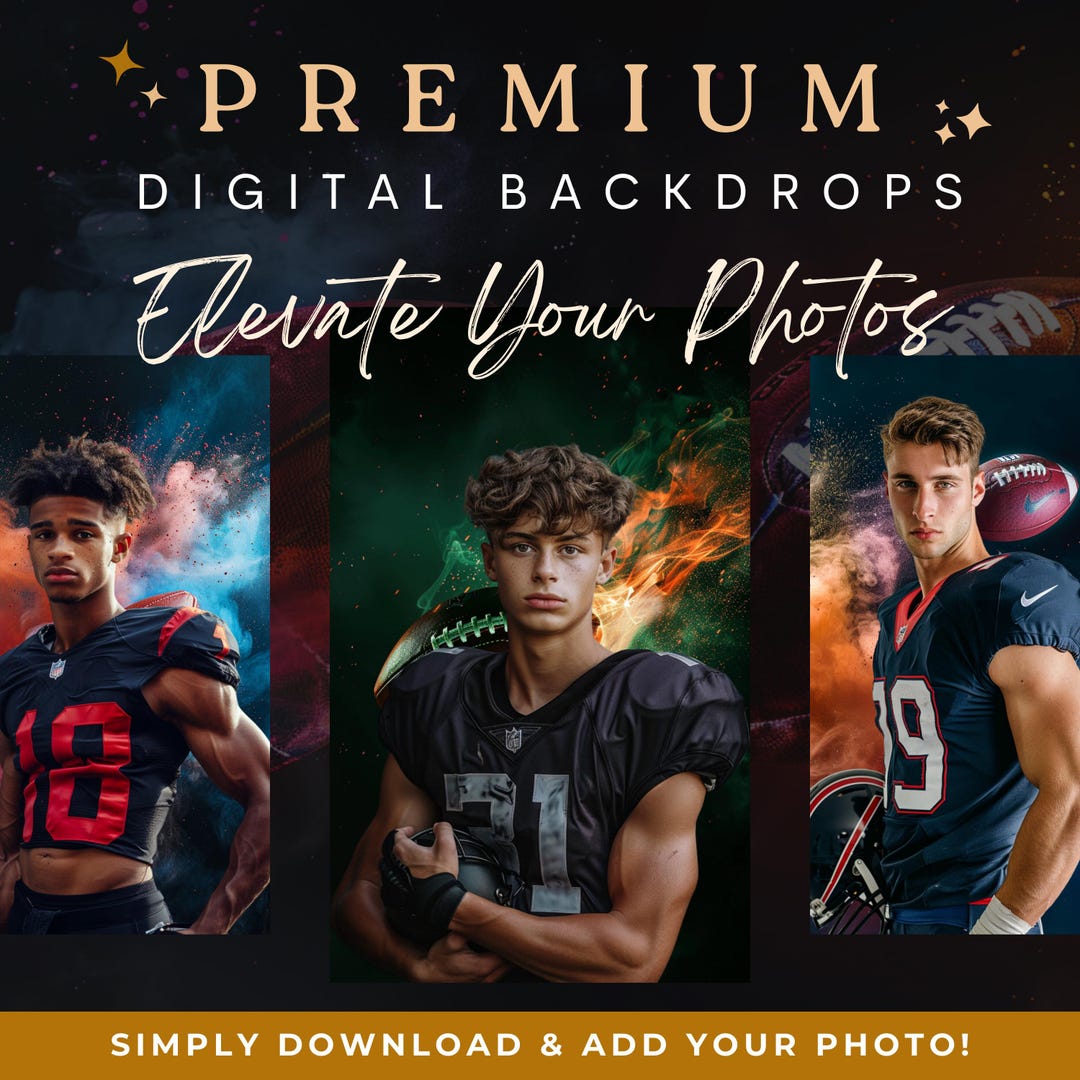 50 Color Dust American Football Backgrounds, Perfect as Sports ...