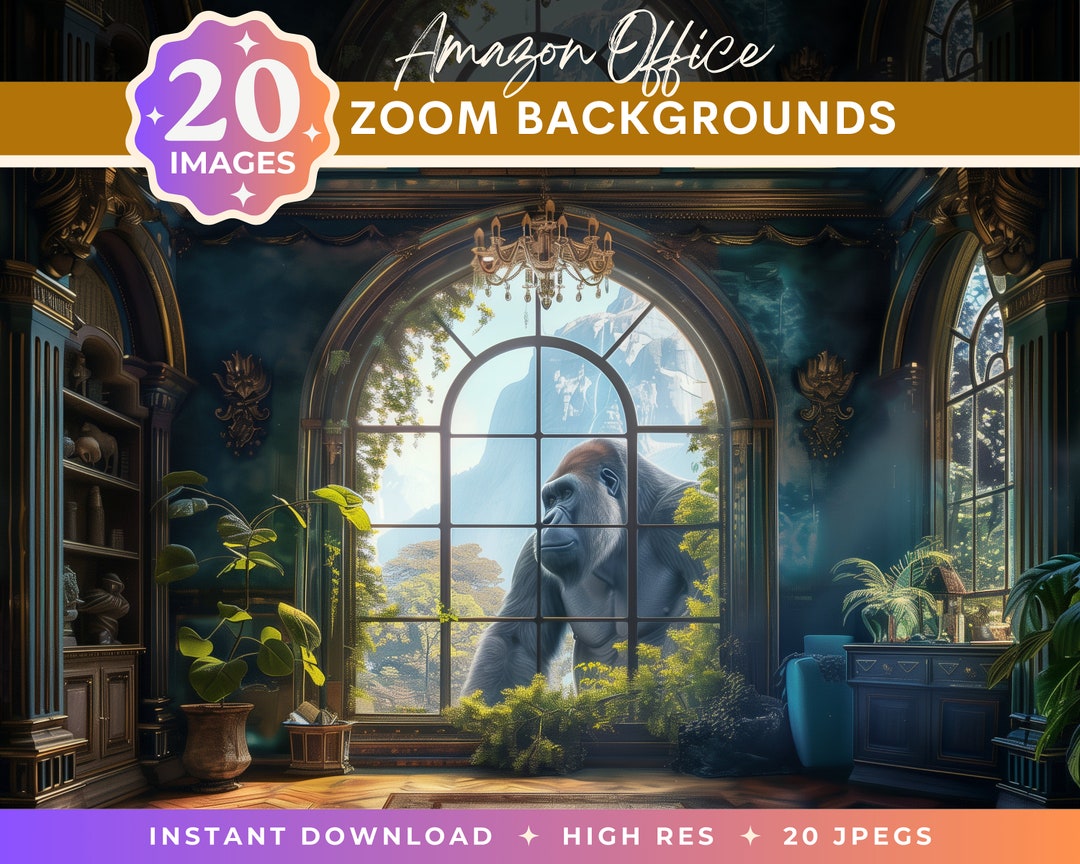 Animal Background, Zoom Virtual Backdrop, Cool Zoom Background, Funny ...