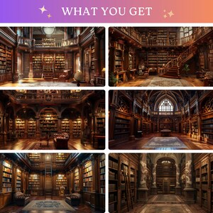 Old Library Zoom Backgrounds: Professional Virtual Backdrop (20 Images ...