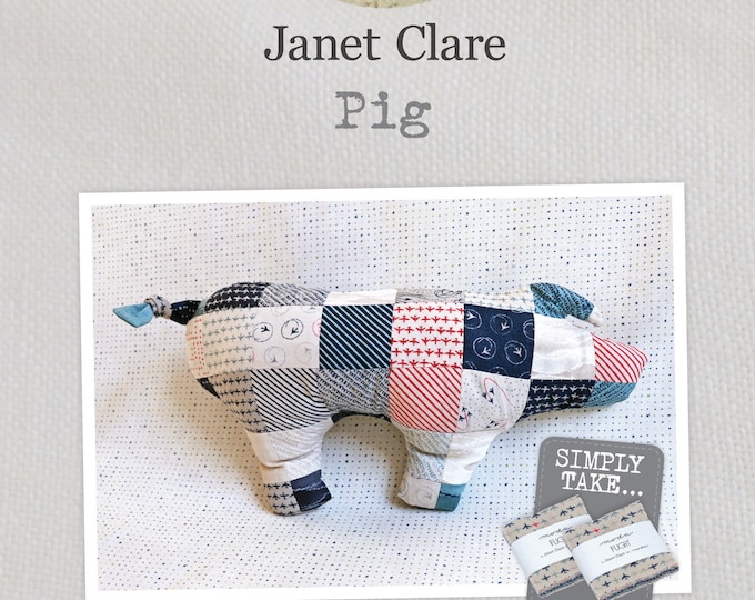 Pig Pattern - Create Your Own Cute Little Patchwork Piggy With This ...