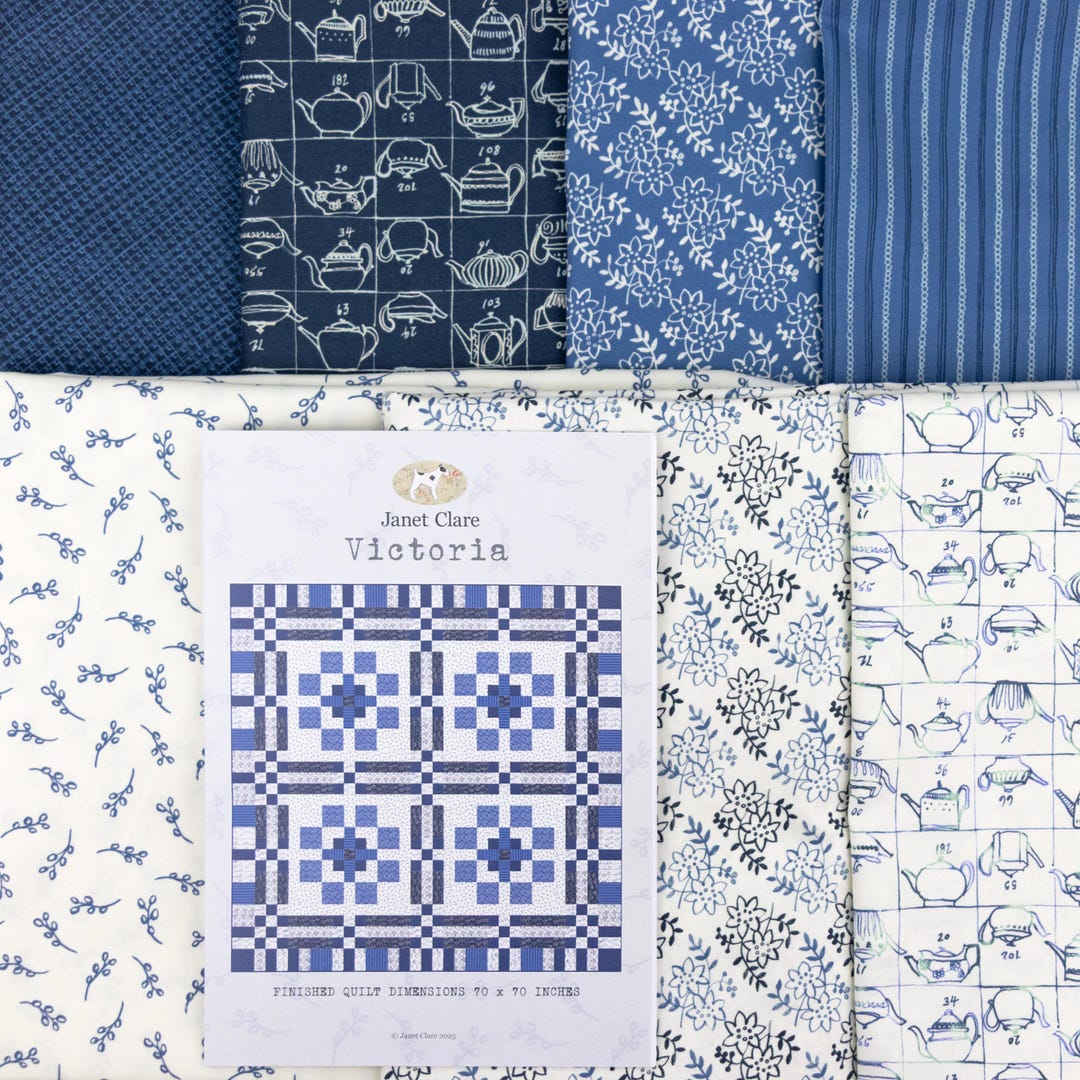 Victoria Fabric Pack - Larking - Create One of Janet Clare’s Signature ...
