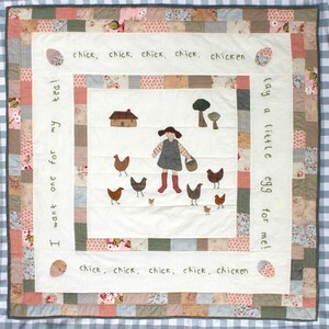 Chick, Chick, Chicken Quilt Pattern - A Fun Appliqué Quilt Featuring ...