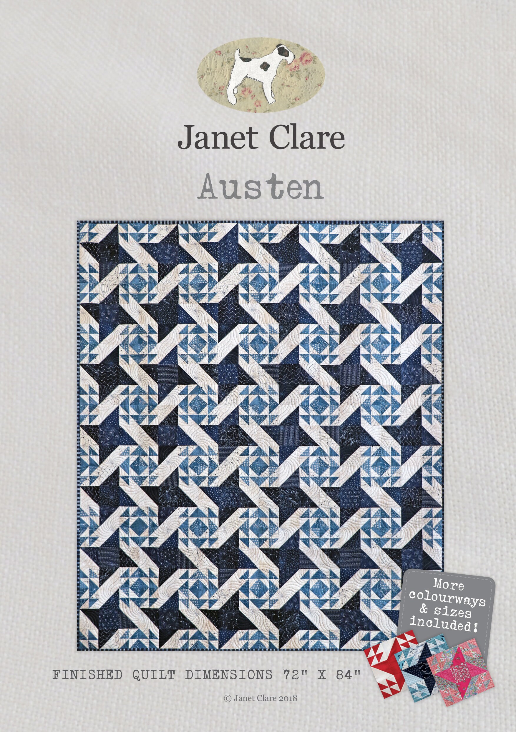 Austen Quilt Pattern A Striking Tonal Design Full of - Etsy