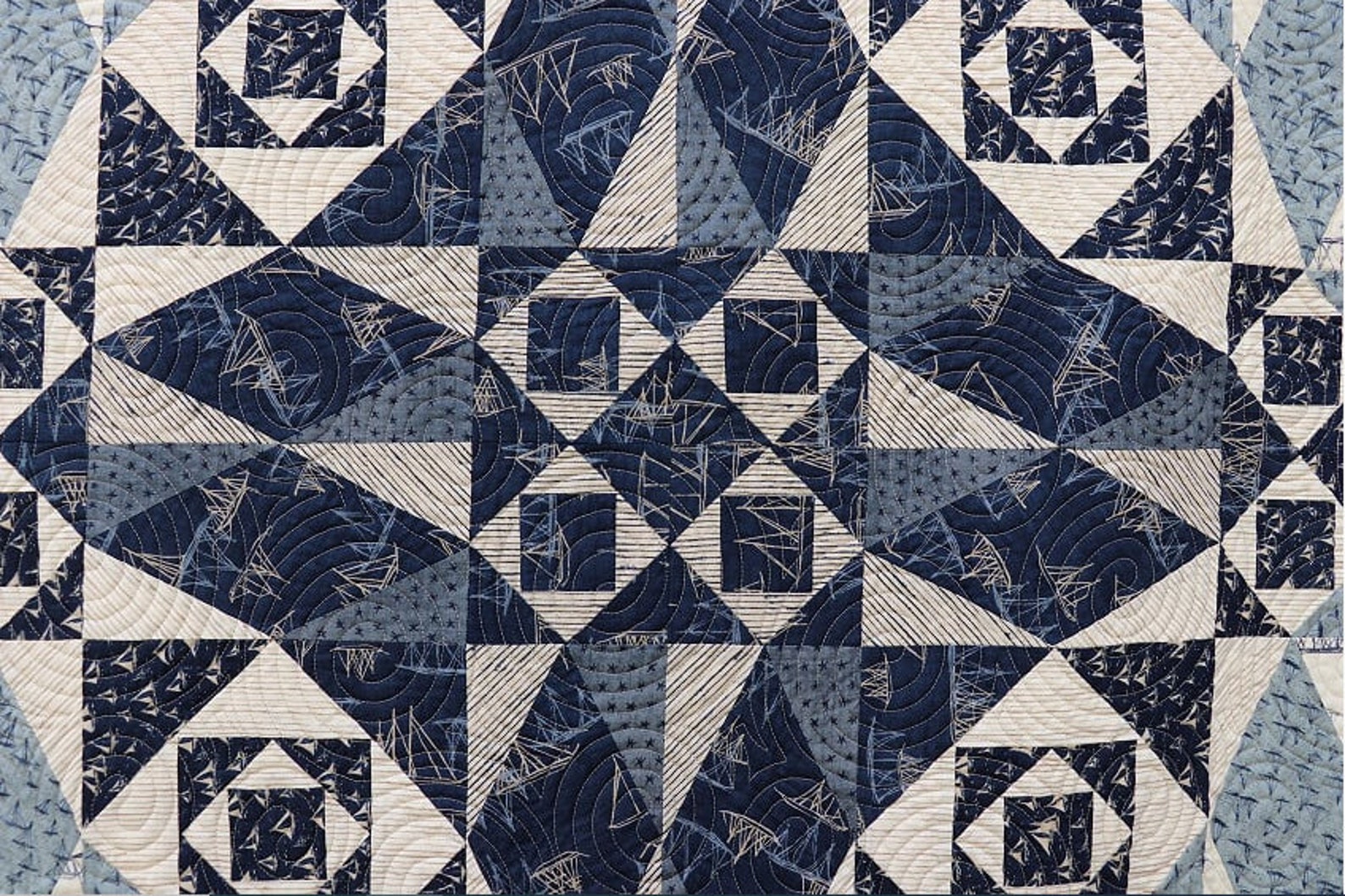 Sailing the Blue - Quilt Pattern - A Fabulous Quilt Featuring Janet's ...