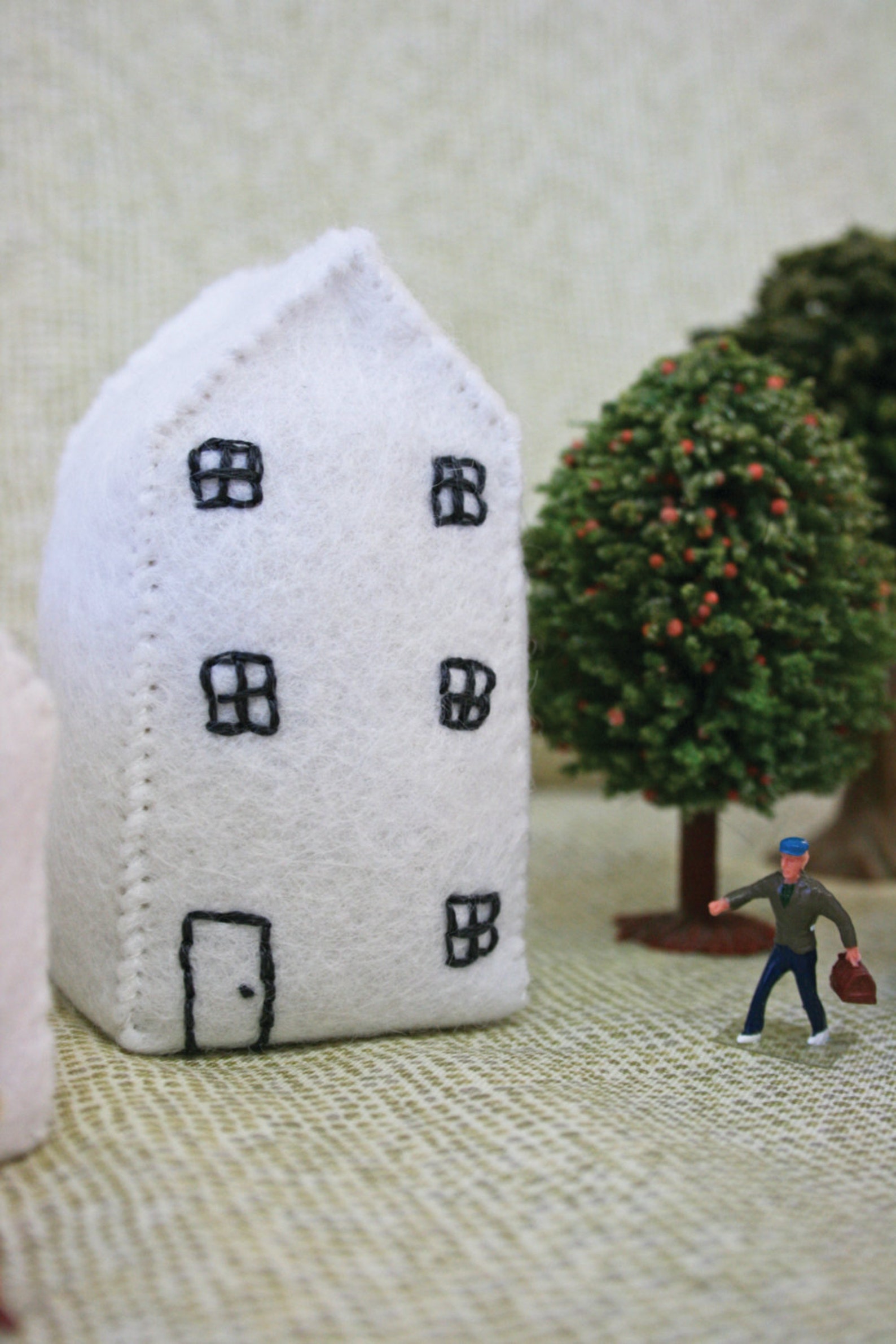 Felt Houses Kit Create Three Fun Little Ornamental Felt - Etsy UK