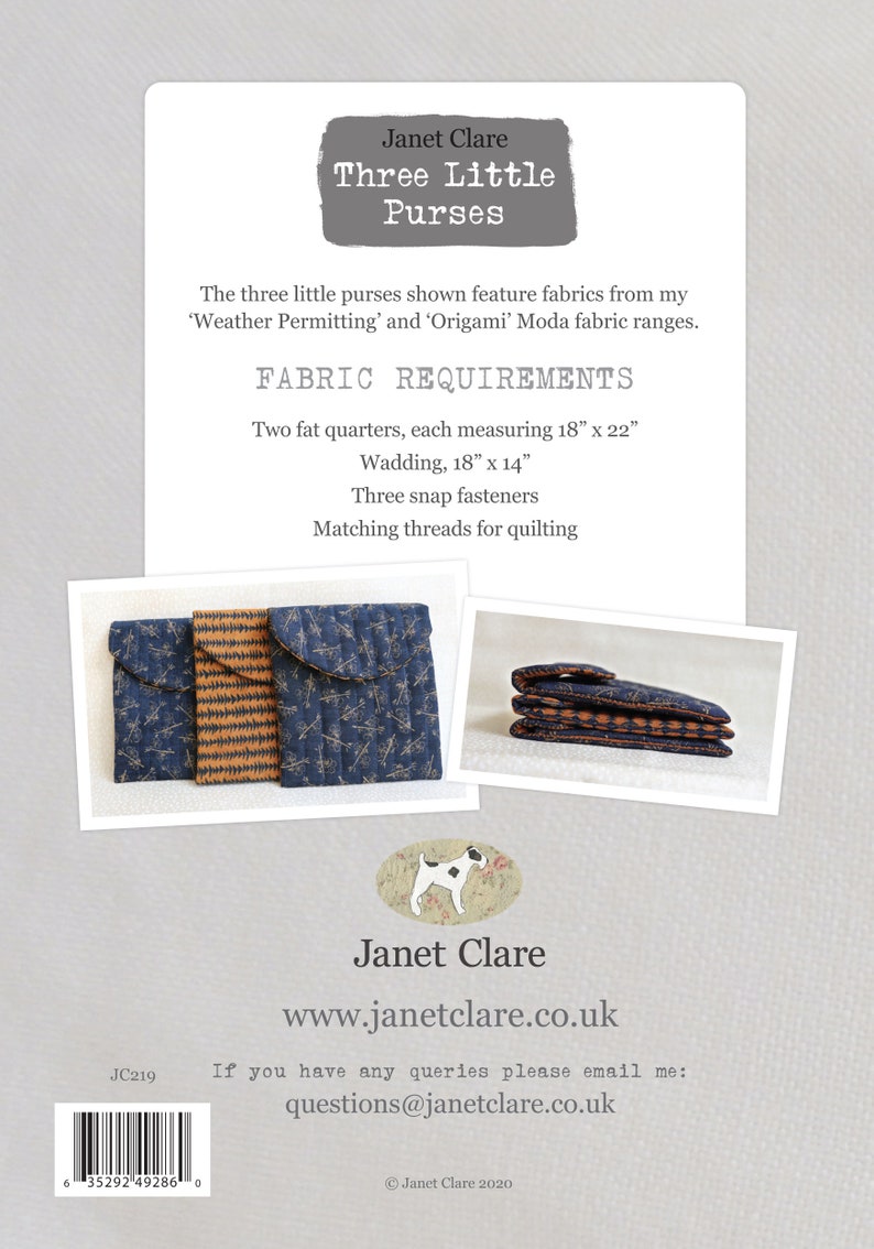 Three Little Purses Pattern Create These Three Stylish - Etsy UK