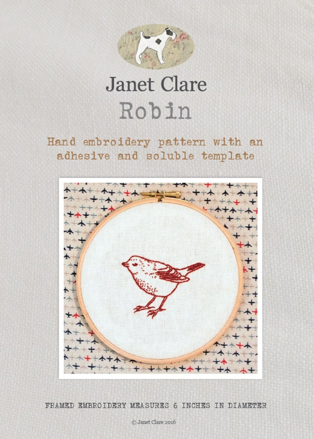 Robin - Embroidery Pattern - Create a Beautiful Intricate Robin ...