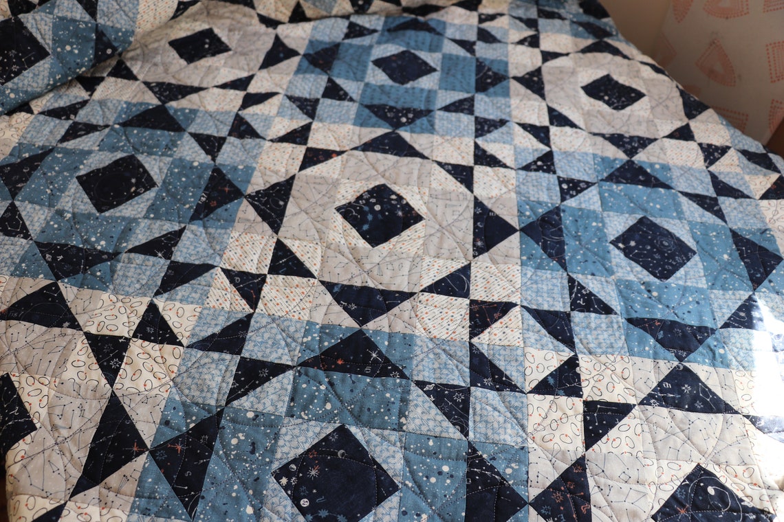 Orbiter Quilt Pattern Exploring the Night Sky This Stunning | Etsy