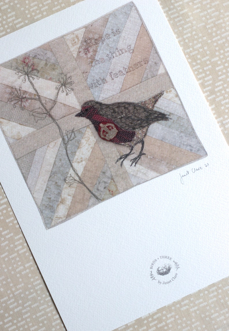 Art Print 'birds Three 'hope is the Thing With - Etsy