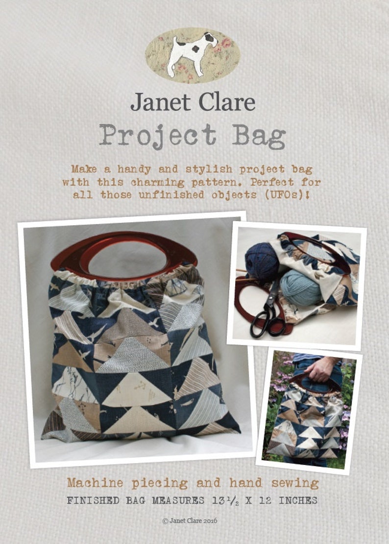Project Bag Sewing Pattern - A Charming Pattern for a Stylish Projects ...