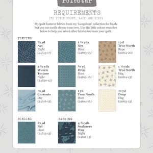 Polestar Quilt Pattern - Versatile Foundation Pieced Blocks and Fabric ...
