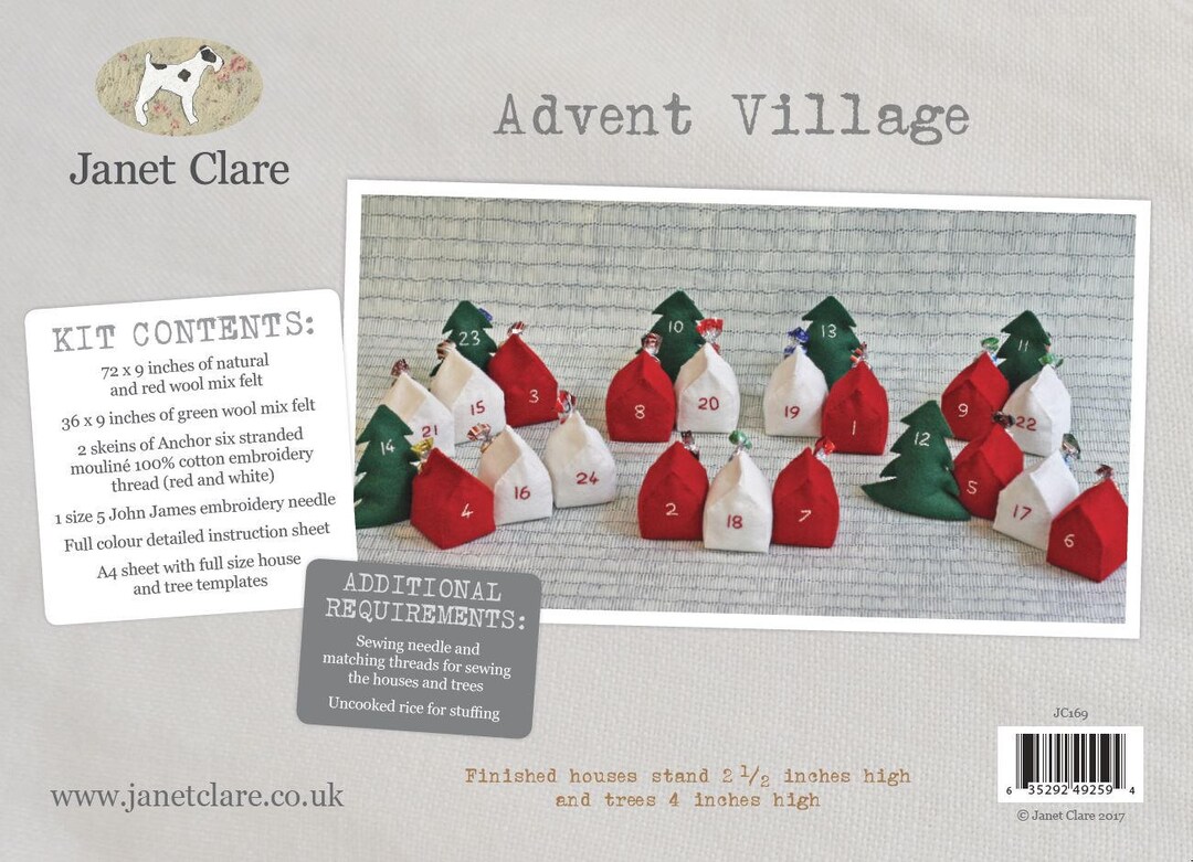 Advent Village Kit - Create This Wonderful Three-dimensional Advent ...