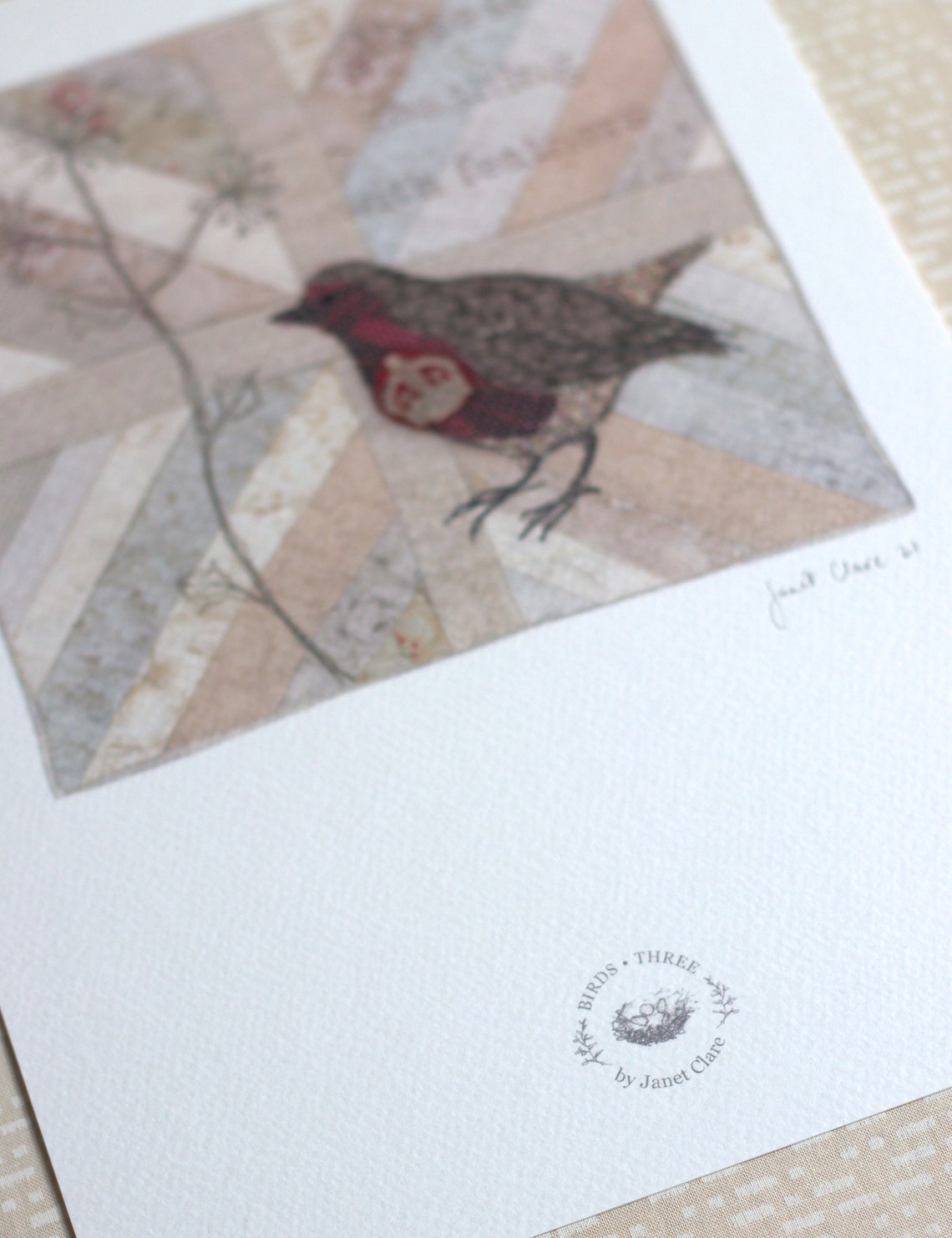 Art Print 'birds Three 'hope is the Thing With - Etsy