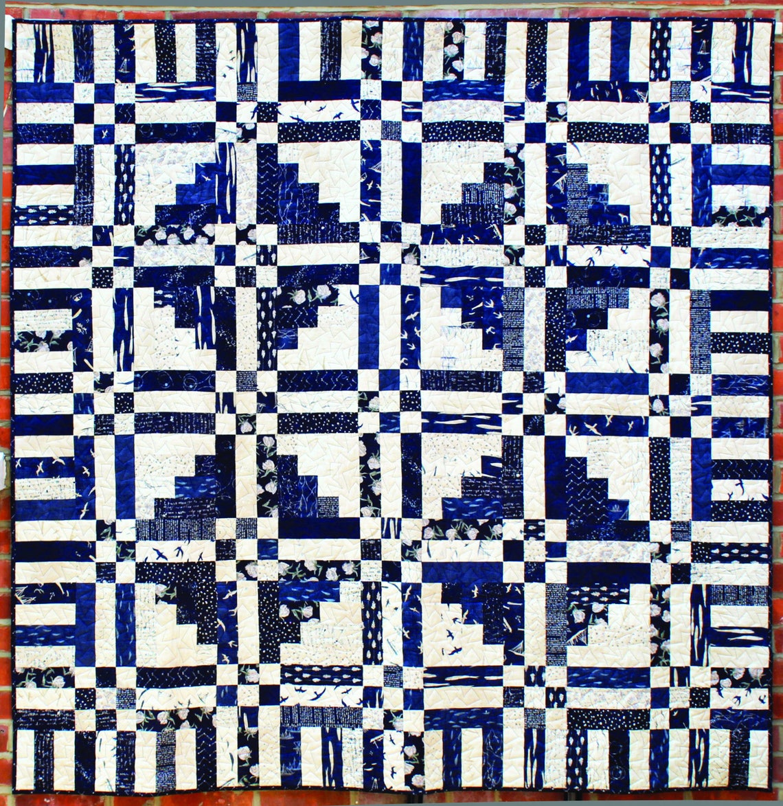 Albert Quilt Pattern (scrappy Version) - PDF Download - A Striking ...
