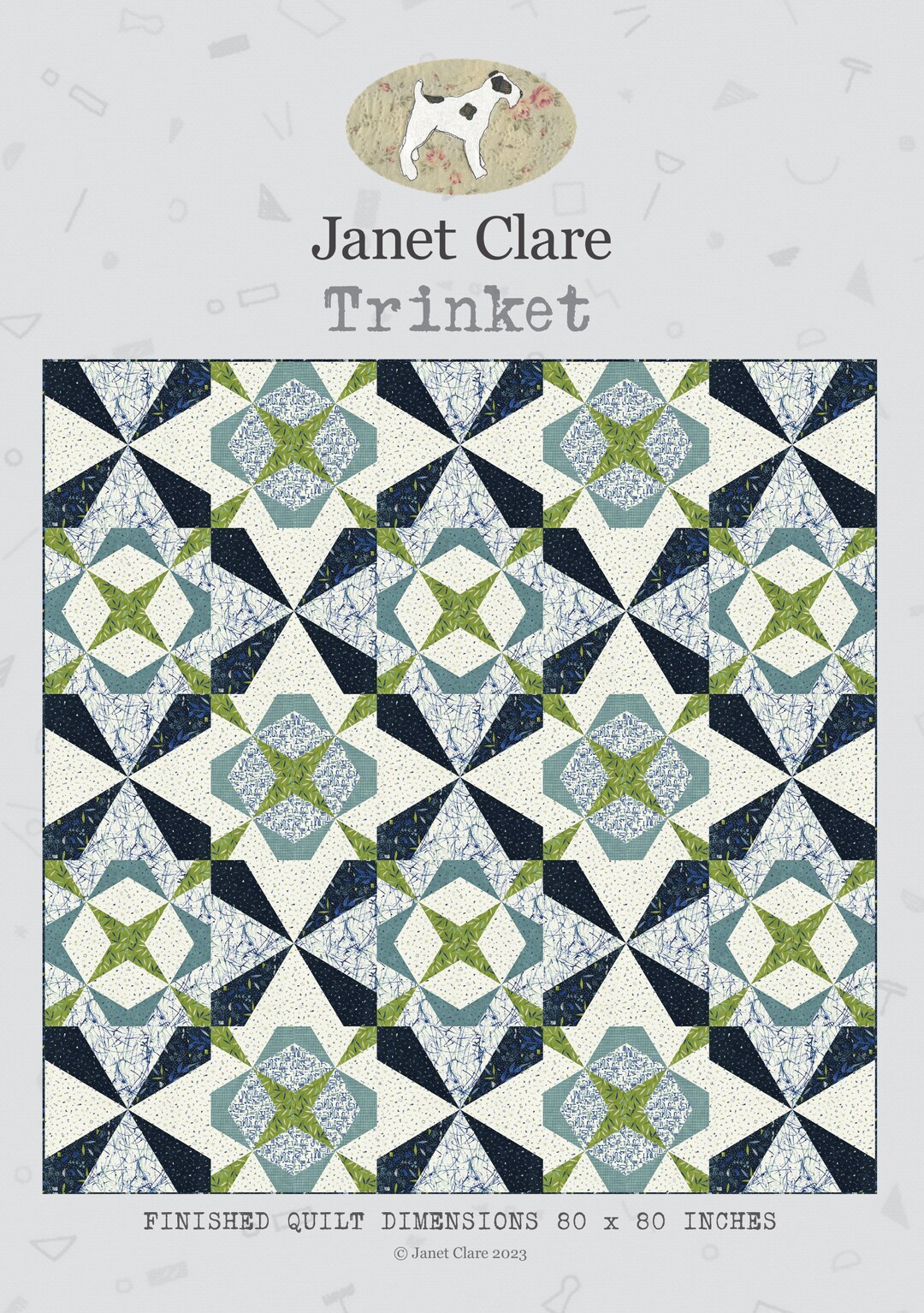 Trinket - Quilt Pattern - A Stunning Design Using Foundation Piecing in ...