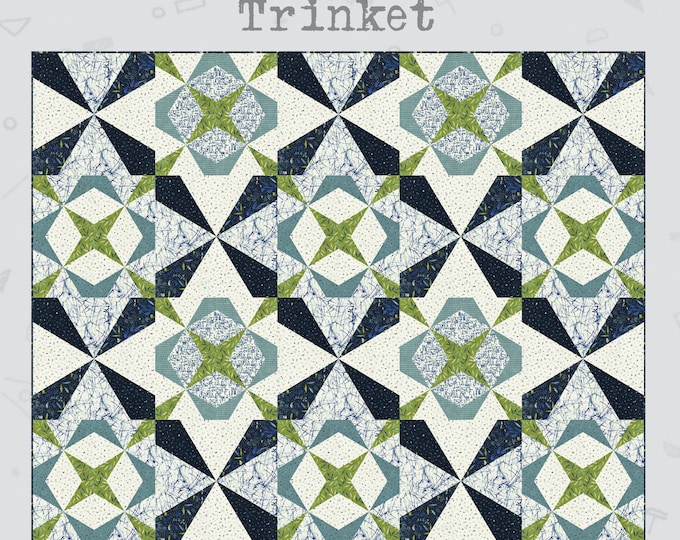 Trinket - Quilt Pattern - A Stunning Design Using Foundation Piecing in ...