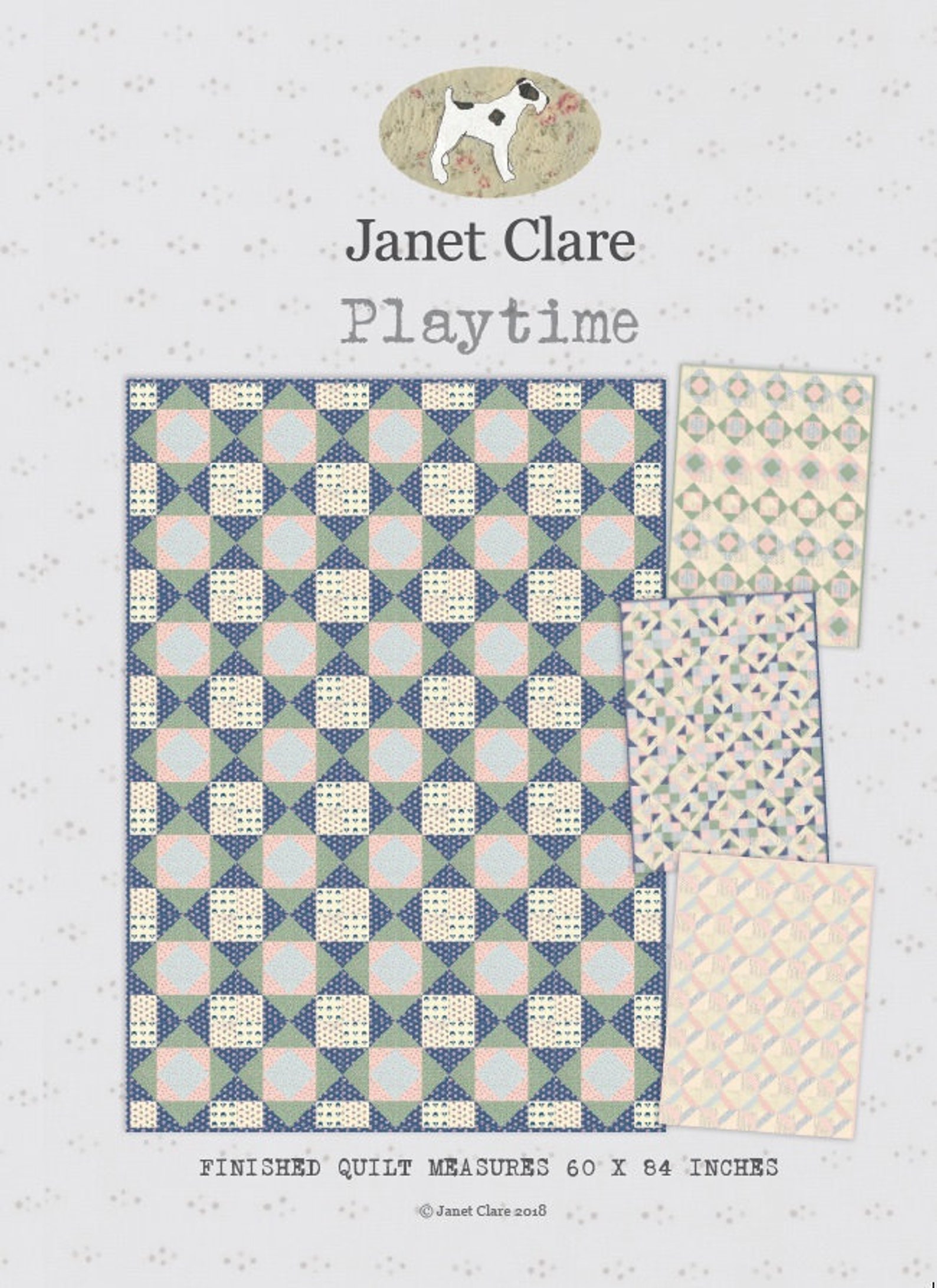 Playtime Quilt Pattern A Lovely Design Using Janet | Etsy