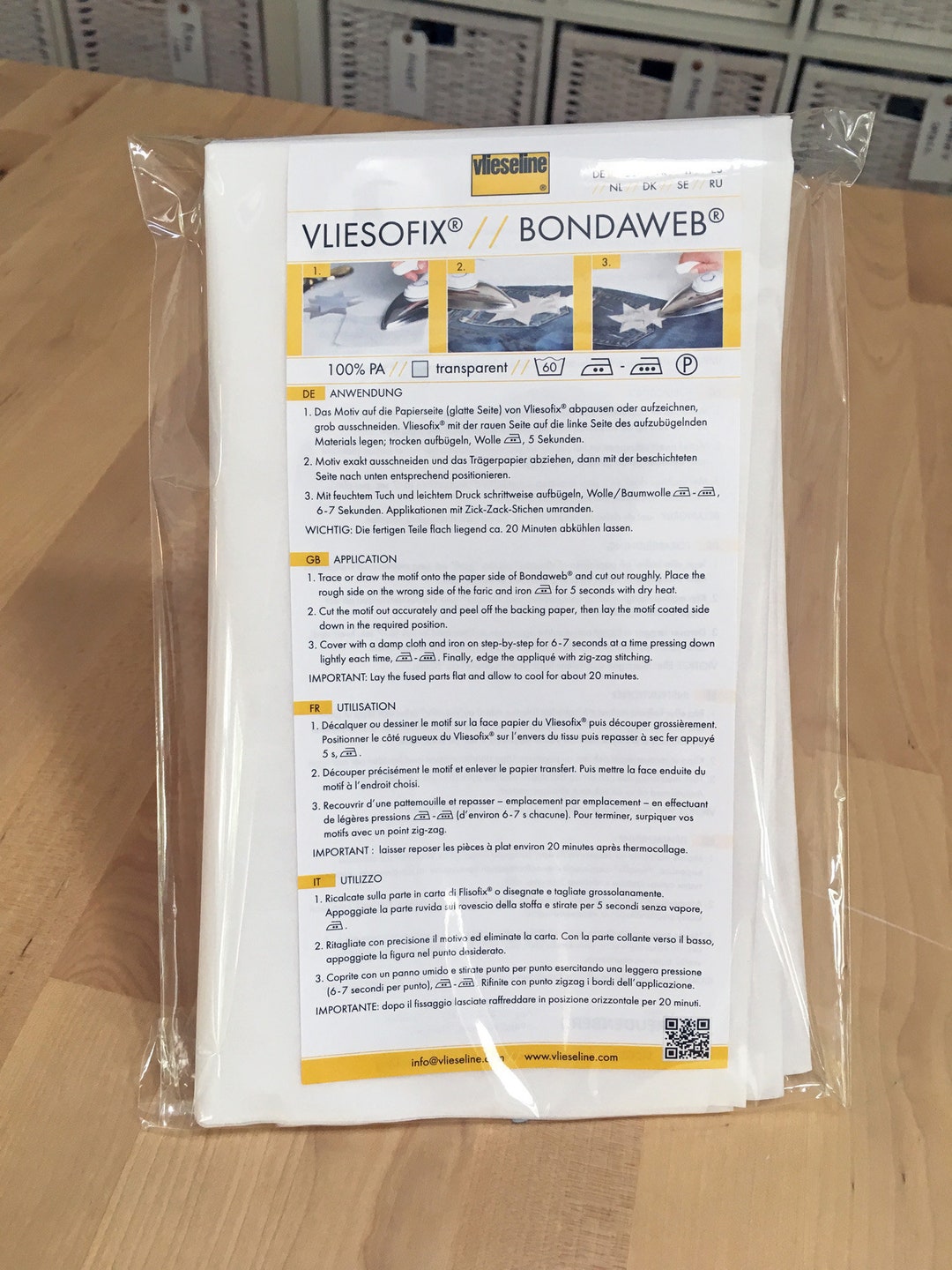 1m Bondaweb. an Essential Part of the Quilters Tool Kit. Used by Janet ...