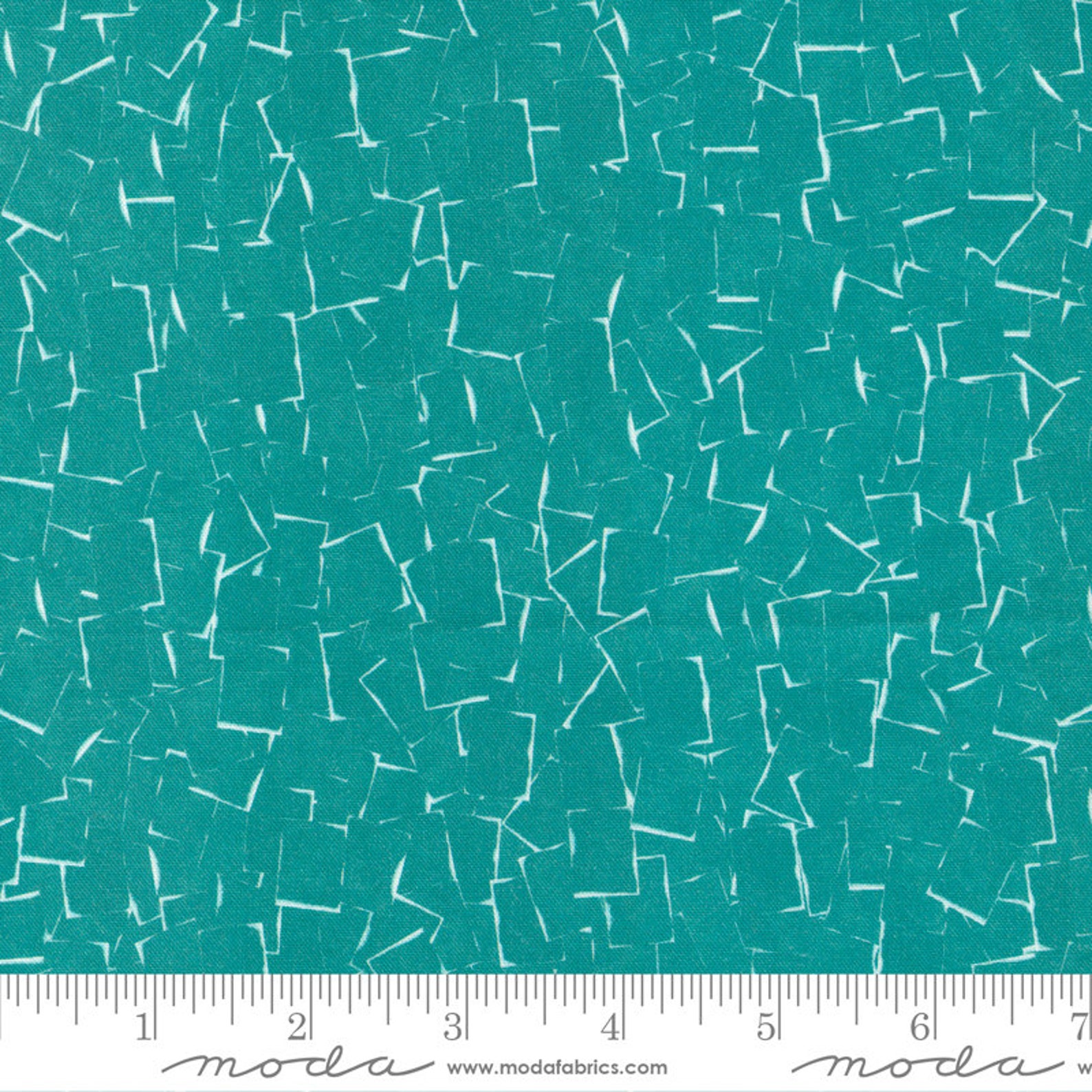 Shadowgrapgh > Teal (16964-15) From Janet Clare's 'bluebell' Moda ...