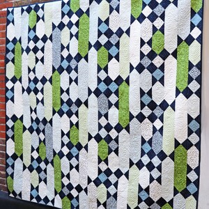 Meander- Quilt Pattern- PDF Download -triangles and Diamonds Punctuated ...