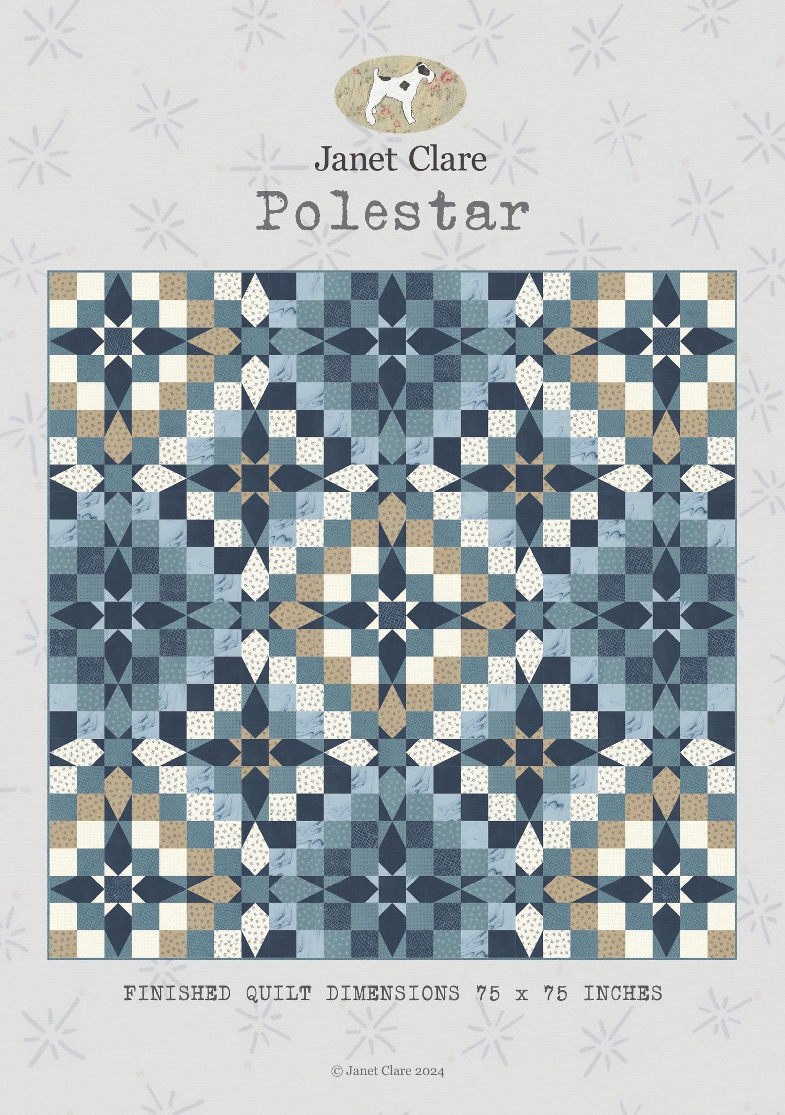 Polestar Quilt Pattern - PDF Download- This Stunning Quilt Uses ...