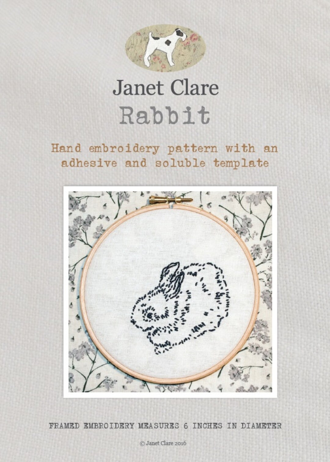Rabbit - Embroidery Pattern - Create a Delightful Rabbit Embroidery ...