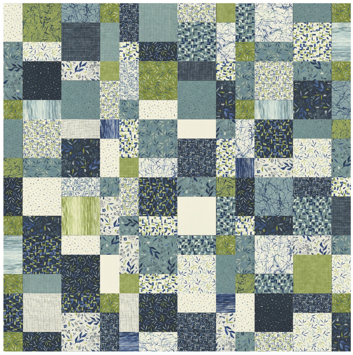 Strewn Quilt Pattern -PDF Download - Simply Take Two 10" Layer Cakes to ...