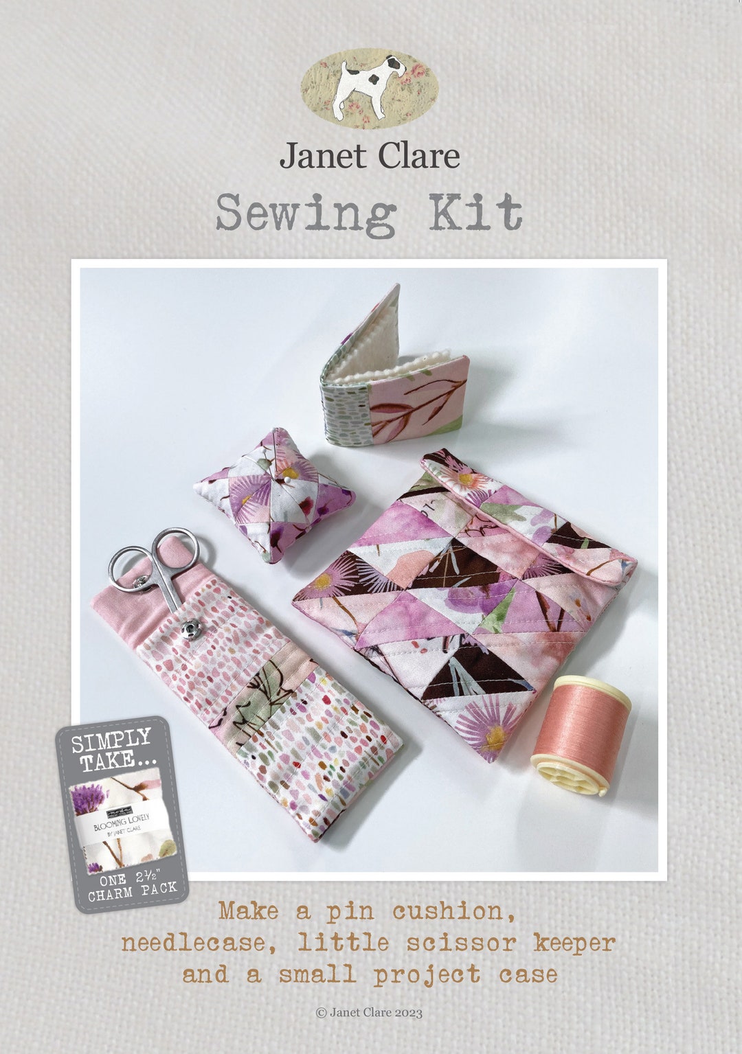 Sewing Kit Sewing Pattern - A Charming Pattern Featuring Four Mini ...
