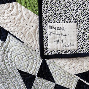 Meander- Quilt Pattern- PDF Download -triangles and Diamonds Punctuated ...