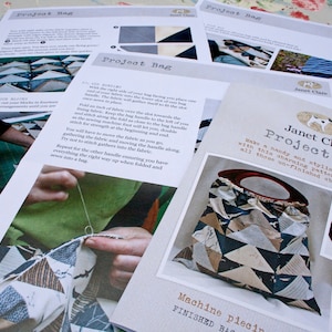 Project Bag - Fabric and Pattern Kit - Create Your Own Stylish Project ...