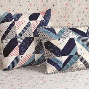 Cushions Sewing Pattern - A Charming Pattern to Make Two Coordinated ...