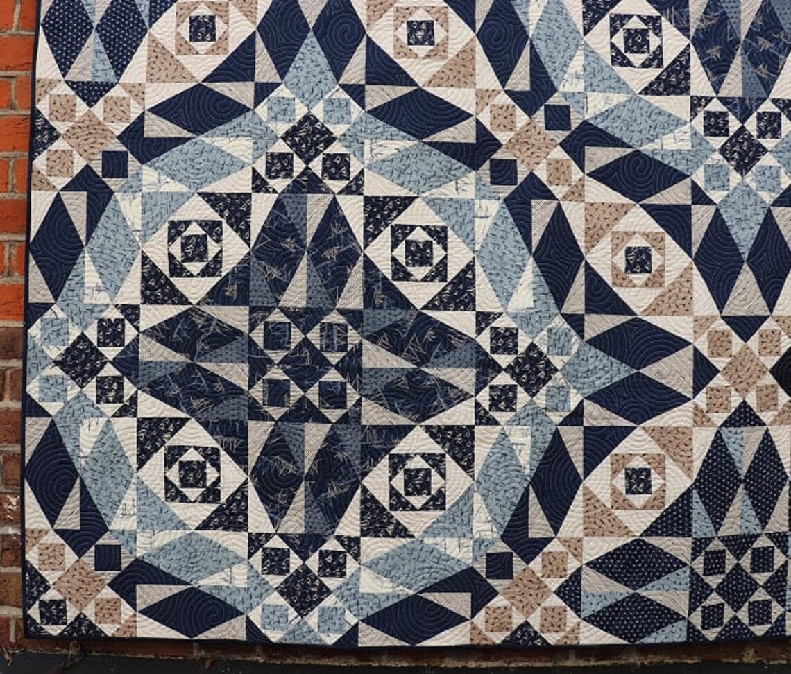 Sailing the Blue Quilt Pattern PDF Download A Fabulous - Etsy