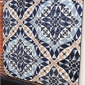 Sailing the Blue Quilt Pattern PDF Download A Fabulous Quilt Featuring ...