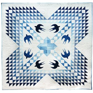 Bluebird - Quilt Pattern - an Elegant and Timeless Quilt Featuring Tree ...