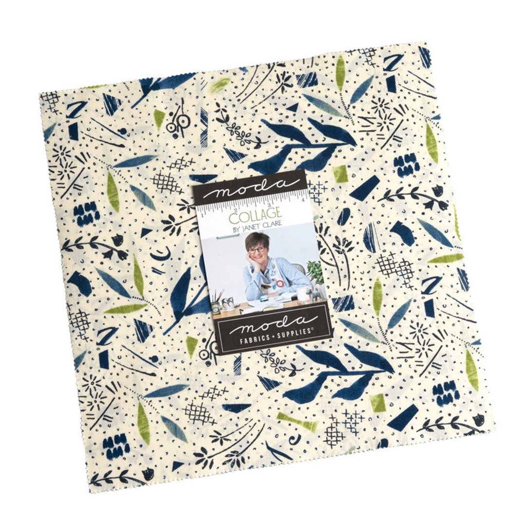 10" Layer Cake - ''collage' by Janet Clare for Moda - Includes 42 ...
