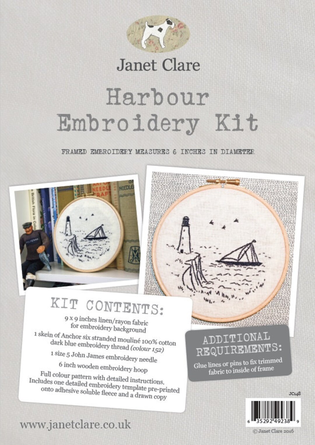 Harbour - Embroidery Kit - Create a Wonderful Harbour Embroidery With ...