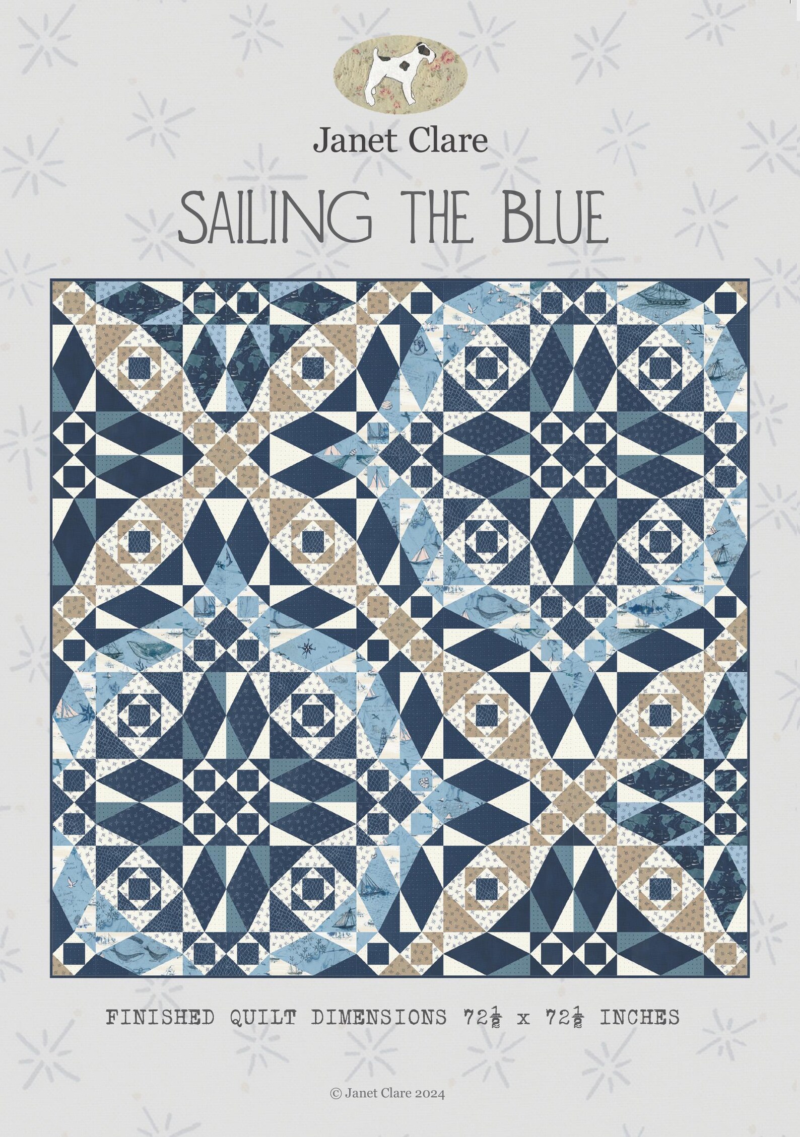 Sailing the Blue - Quilt Pattern - PDF Download- A Fabulous Quilt ...