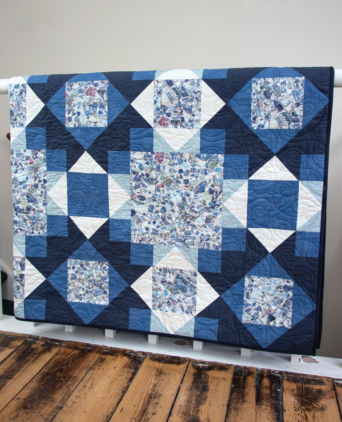 Polly (put the Kettle On) Fabric Pack - a Bold Design in Just 4 Tones ...