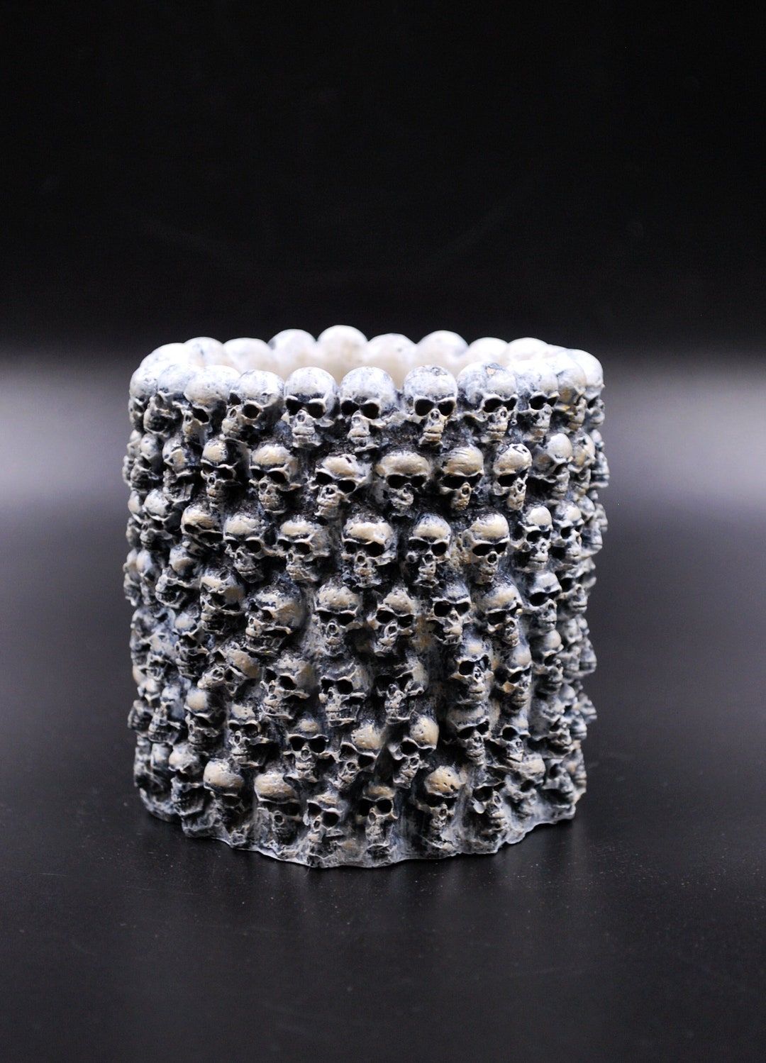 Concrete Multi Face Skull Pot Skull Planter Cement Skull Pot Gothic ...