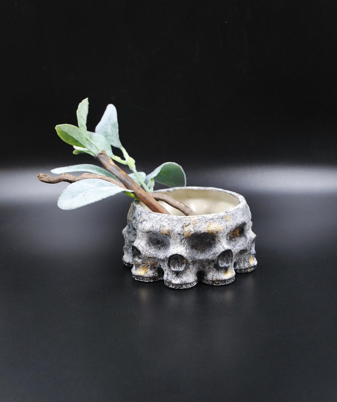 Distressed Multi Face Skeleton Planter | Cement Planter | Mini ...