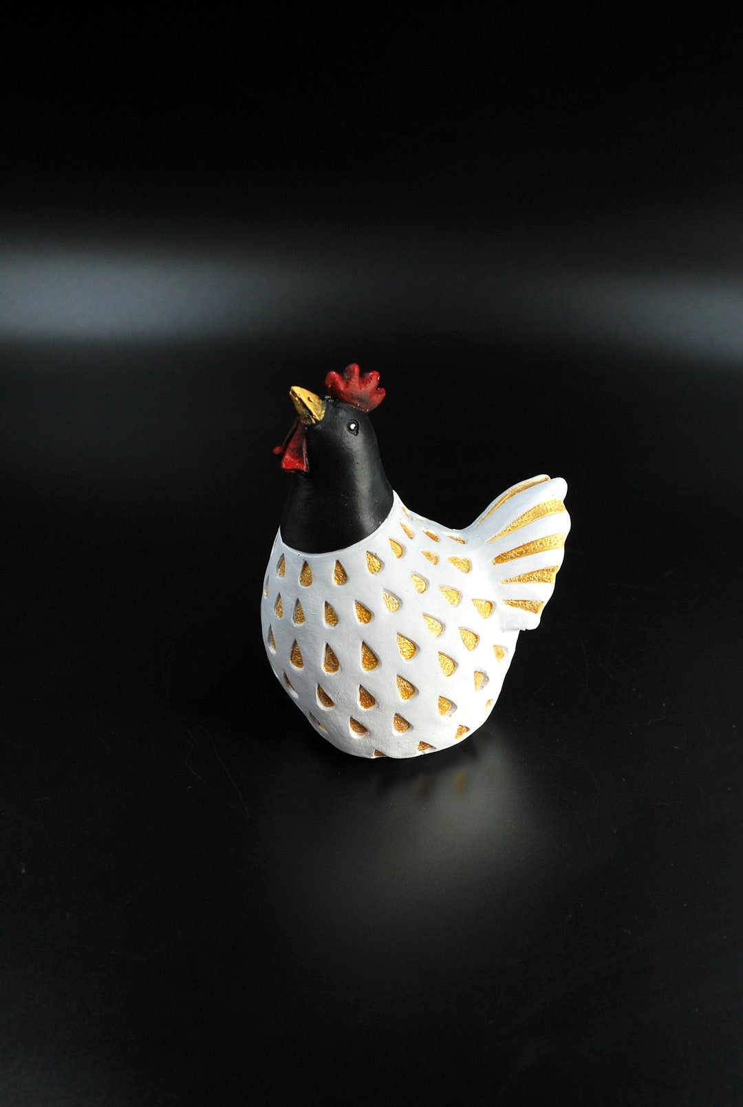 Mini Cement Chicken | Gothic Farmhouse | Outdoor Chicken | Indoor ...