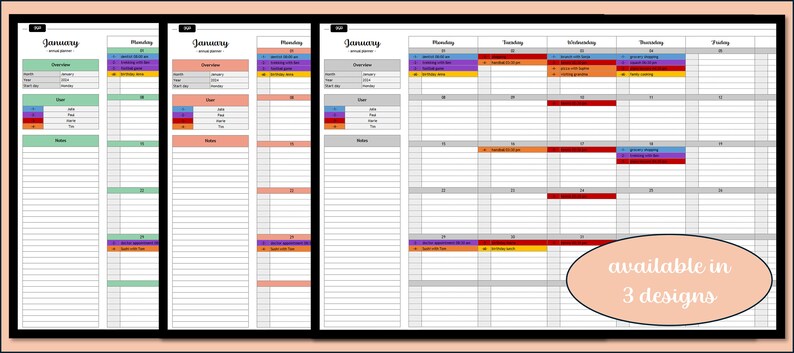 Annual Calender, Calender, Task Manager, To-do List, Planner, Monthly ...